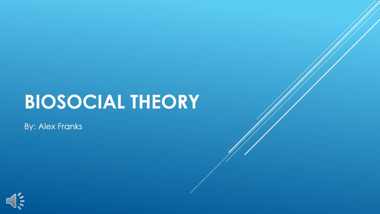 Biosocial Theory on Vimeo