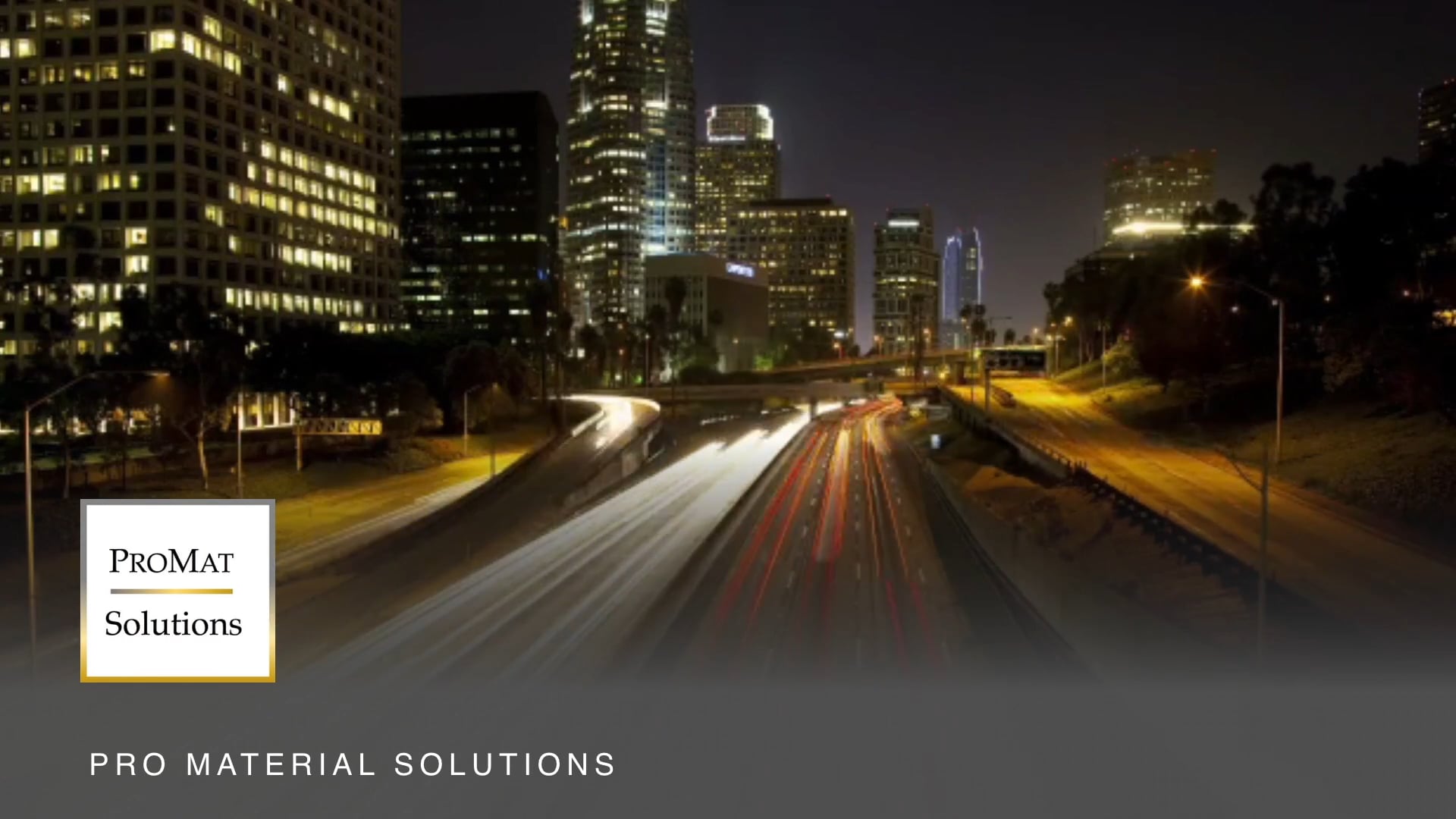 Pro Material Solutions Introduction 2018 on Vimeo