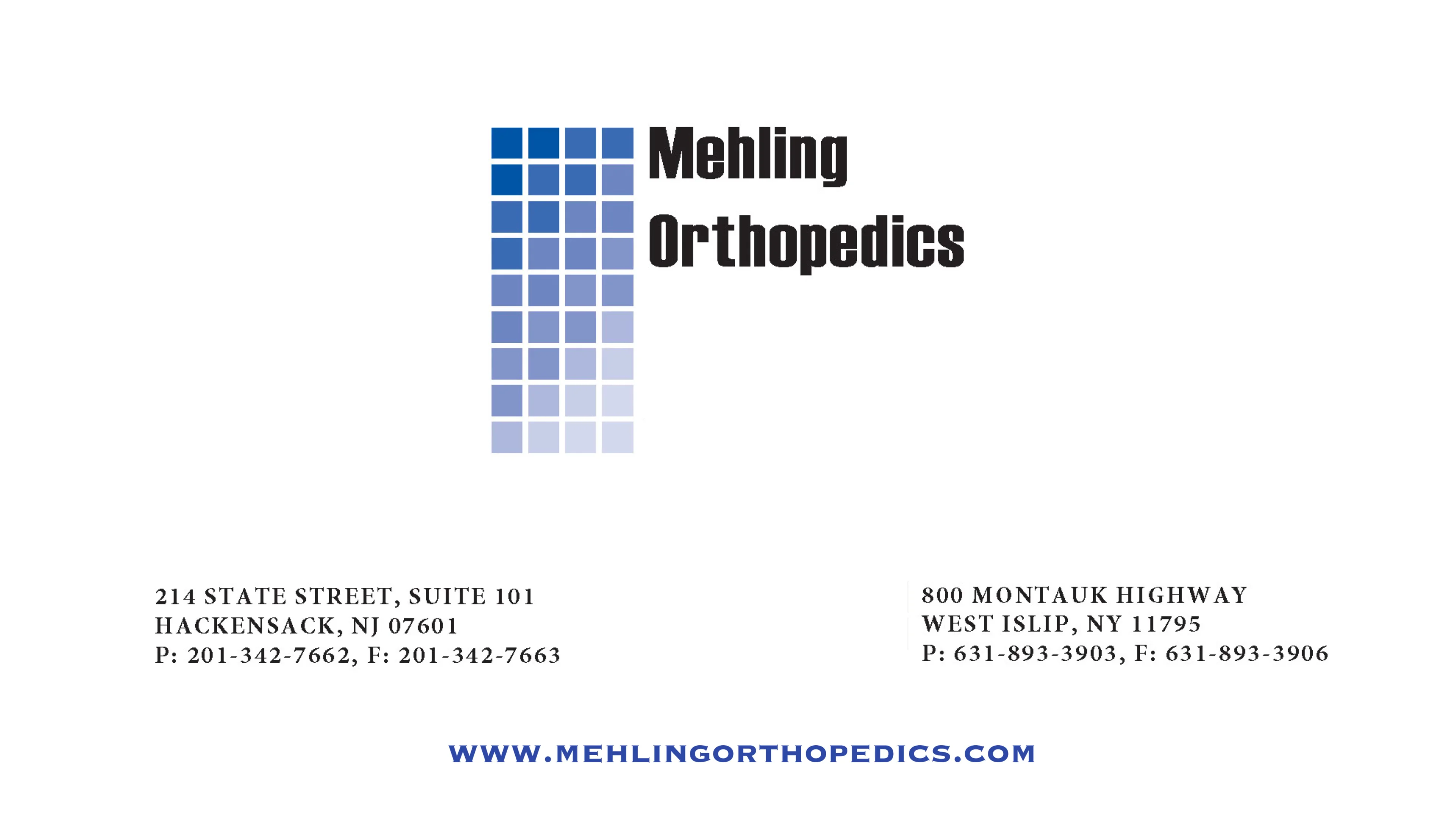Mehling Orthopedics on Vimeo