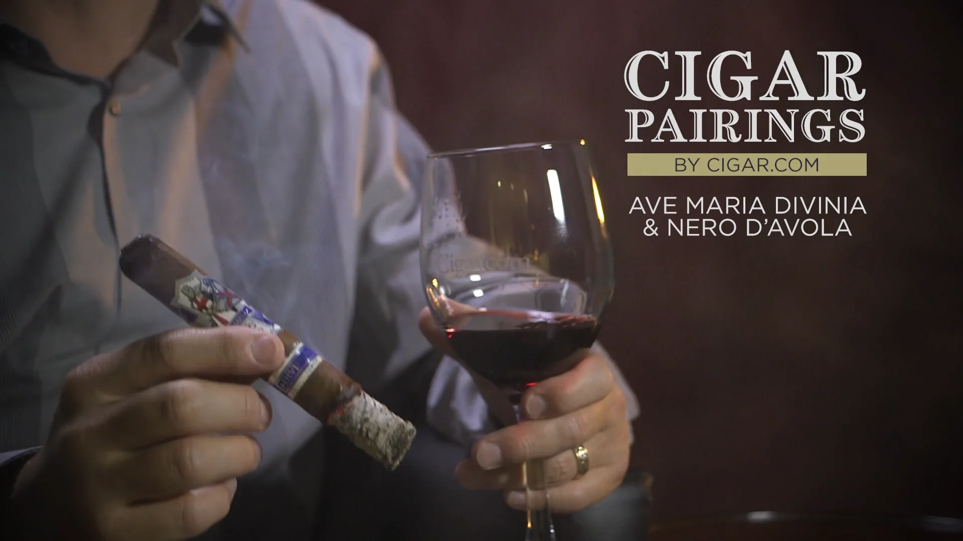 CIGAR.com Cigar Pairings - Ave Maria Divinia and Nero D'Avola on Vimeo