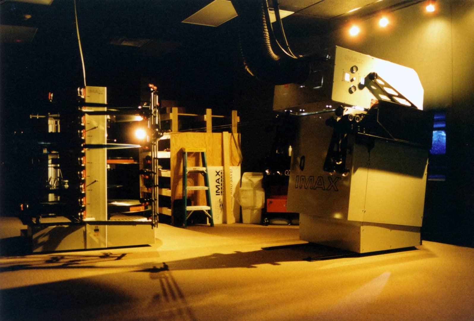IMAX Projection Booth - Charleston, SC - 2002 on Vimeo