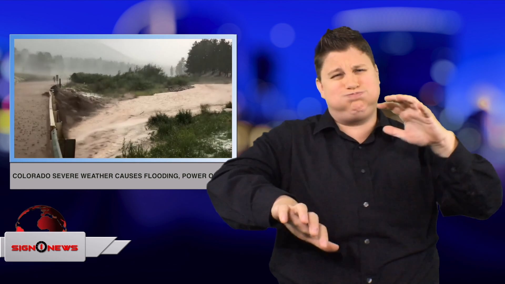 Colorado severe weather causes flooding, power outage (ASL - 7.24.18 ...