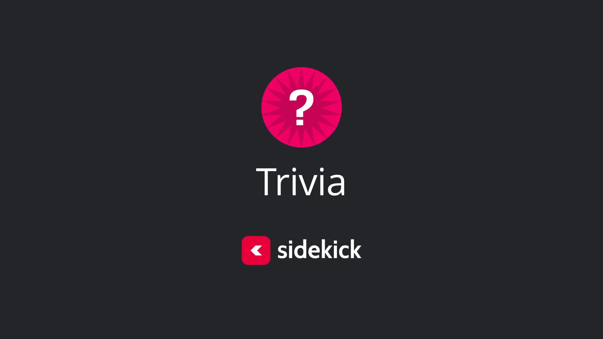 Trivia Intro on Vimeo