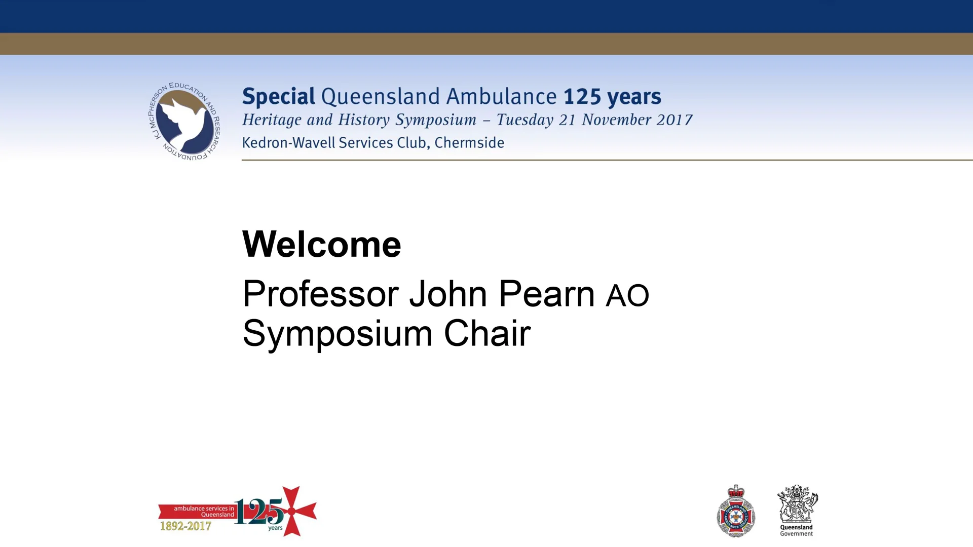 KJM 2017_125years_1. Prof John Pearn_Symposium Chair on Vimeo
