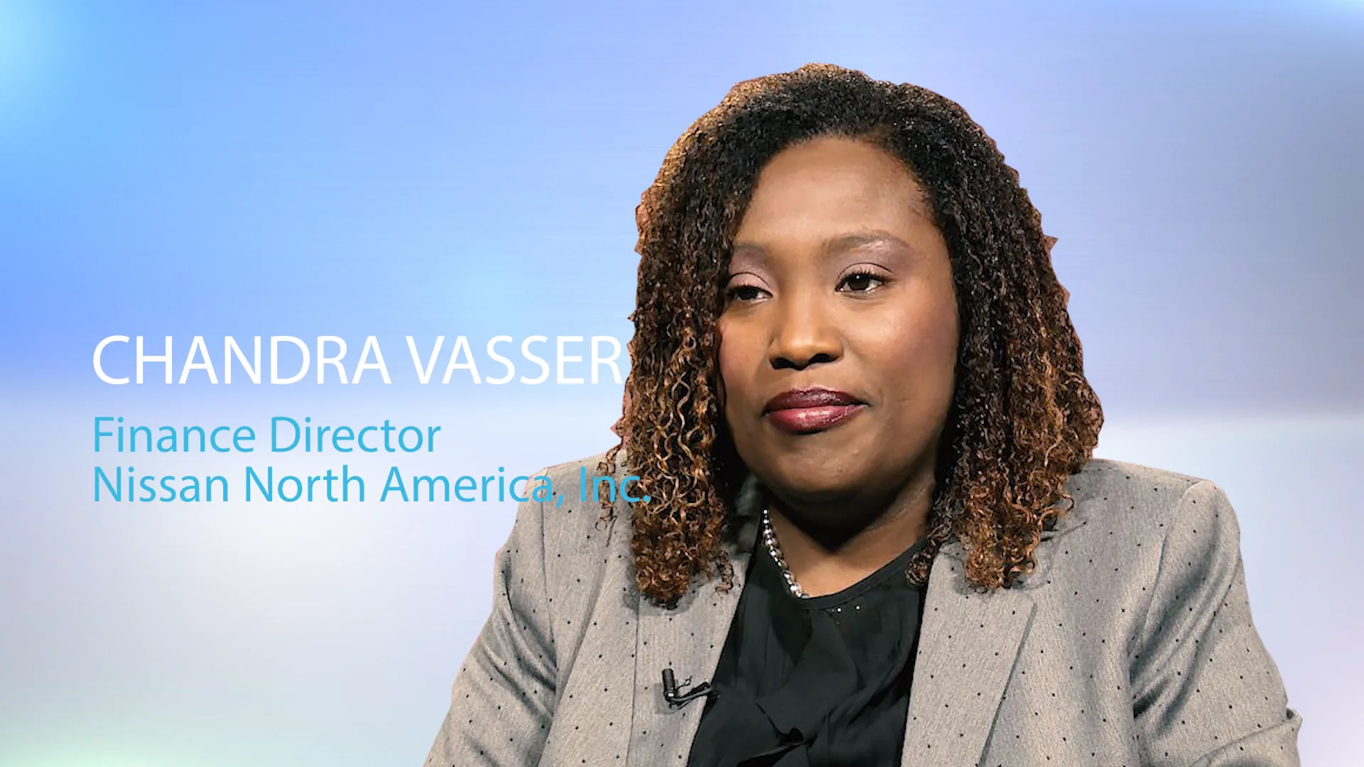 Chandra Vasser-Finance Director Nissan North America, Inc. on Vimeo