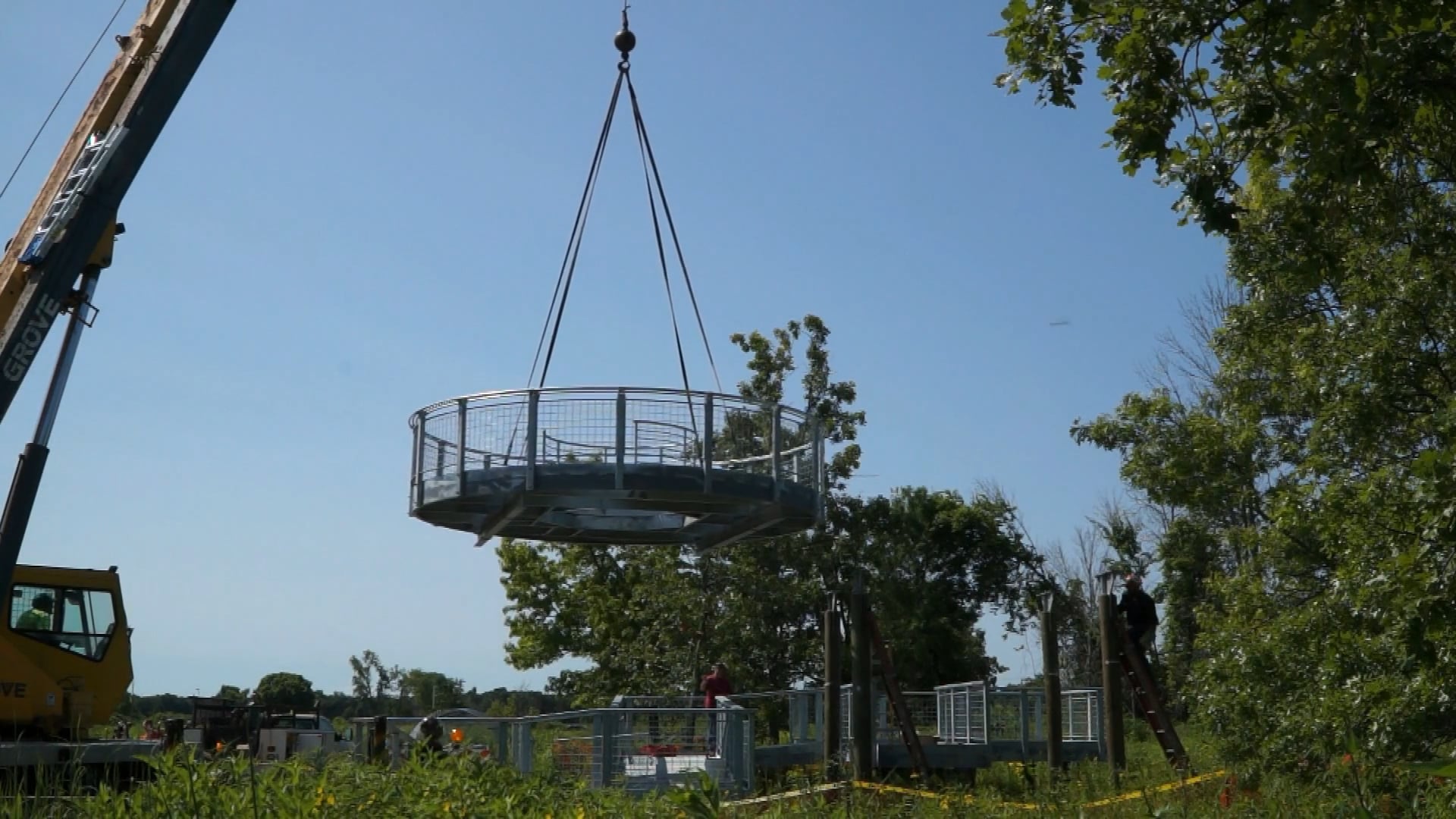 Spring Bluff Forest Preserve - Observation Platform - July 25, 2018 on ...