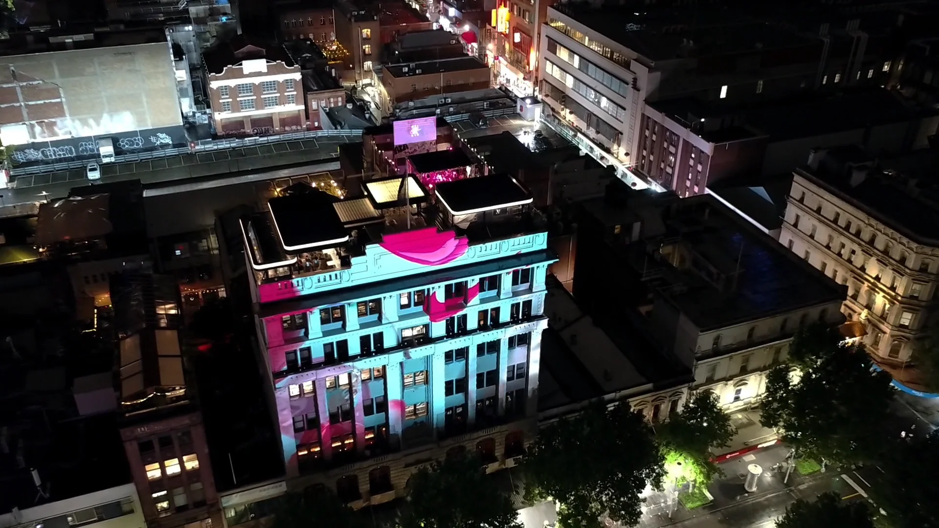 Curtin House NIKE video projection on Vimeo