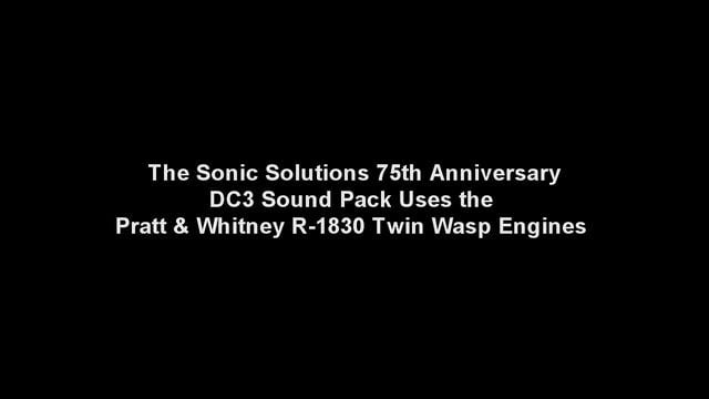 Sonic Solutions DC3 Sound Pack Installed In Aerosoft PBY Catalina on Vimeo