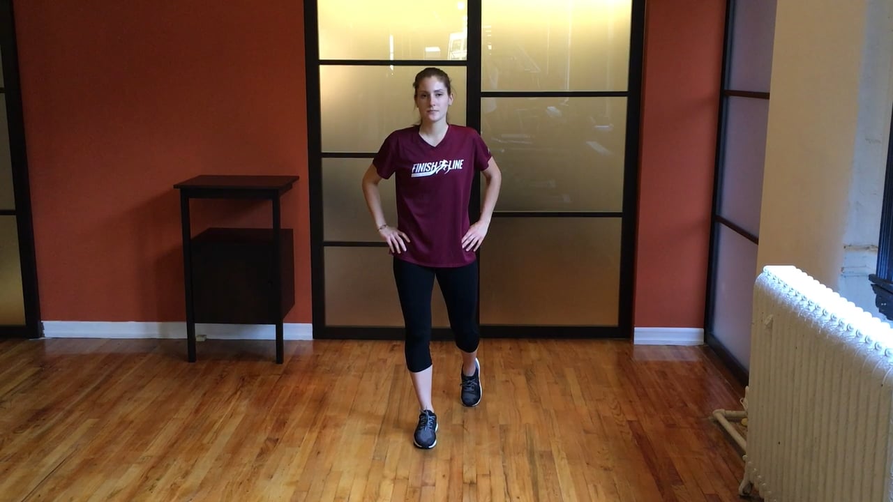 Single Leg Stance with Toe Touch with Same Side Rotational Reach on Vimeo