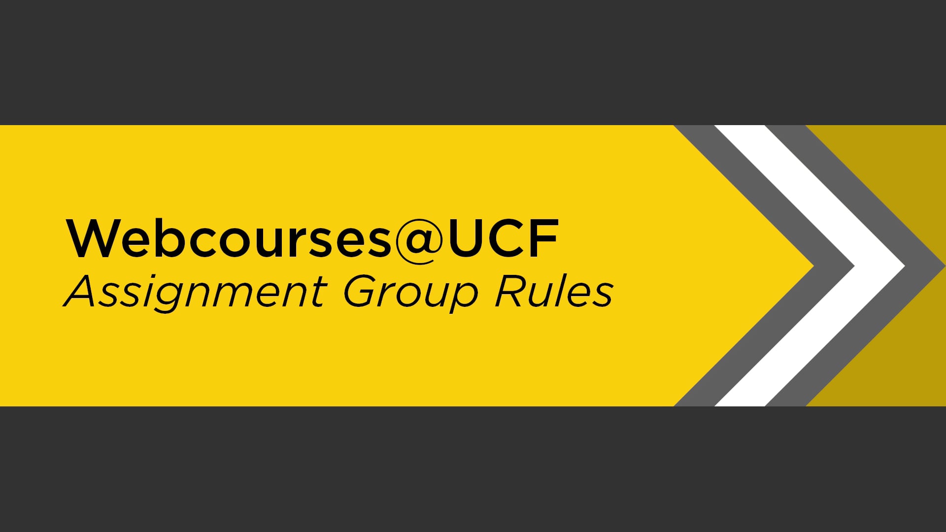 Gradebook Resources - Assignment Group Rules on Vimeo