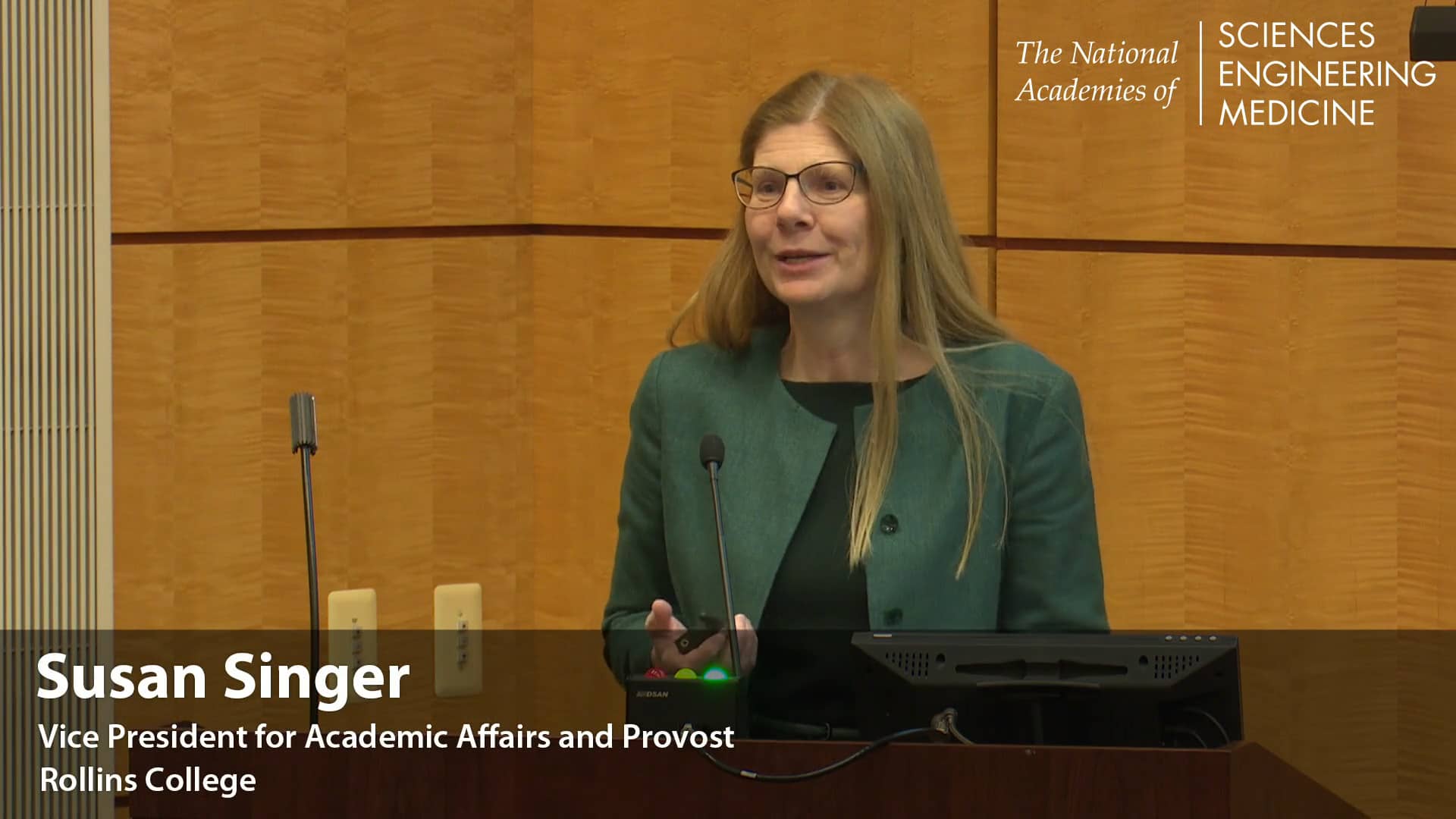 Susan Singer, Vice President for Academic Affairs and Provost, Rollins ...