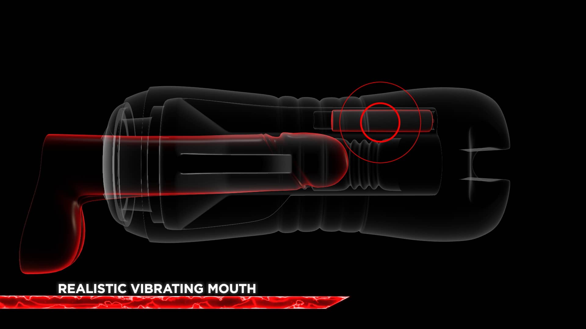 PDX ELITE Vibrating Stroker Oral - PDRD523 on Vimeo