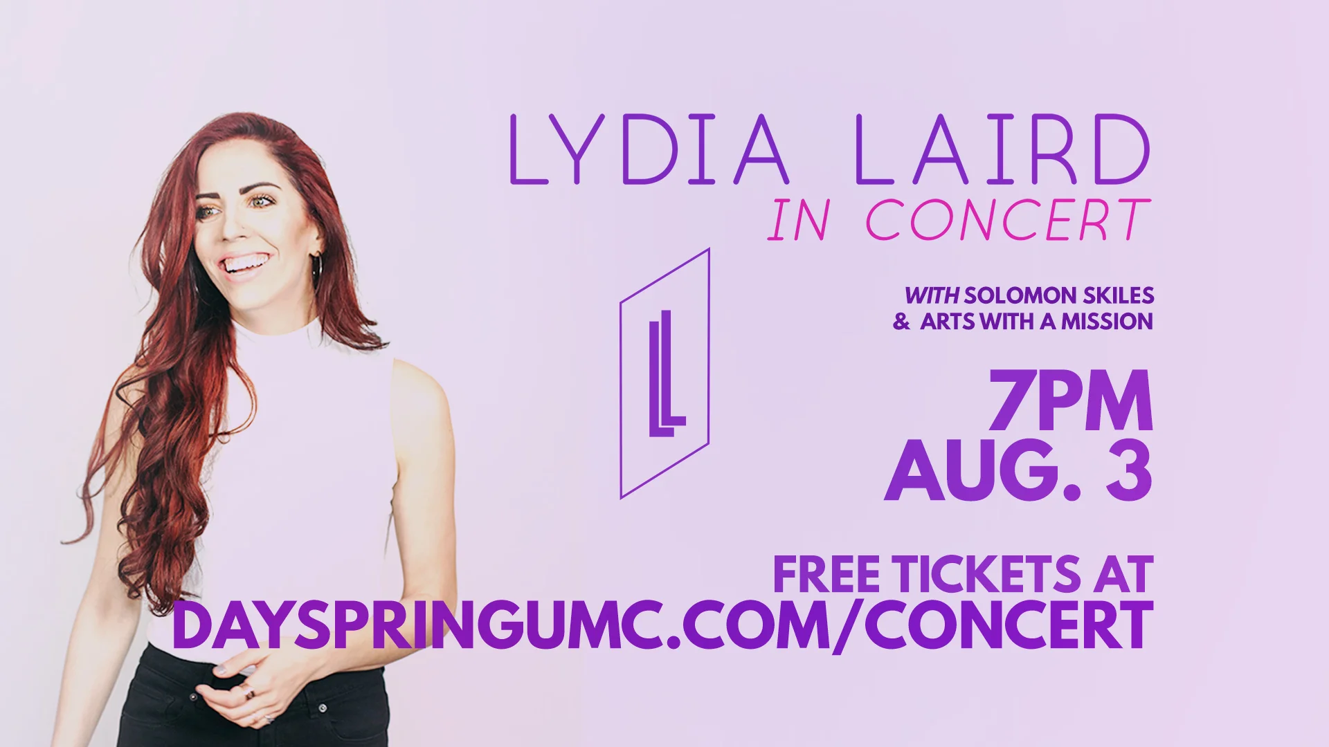 Lydia Laird in Concert LIVE with Solomon Skiles and Arts with a Mission ...
