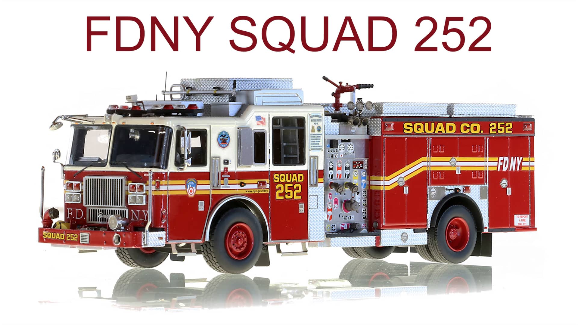 1:50 scale model of FDNY Squad 252 on Vimeo