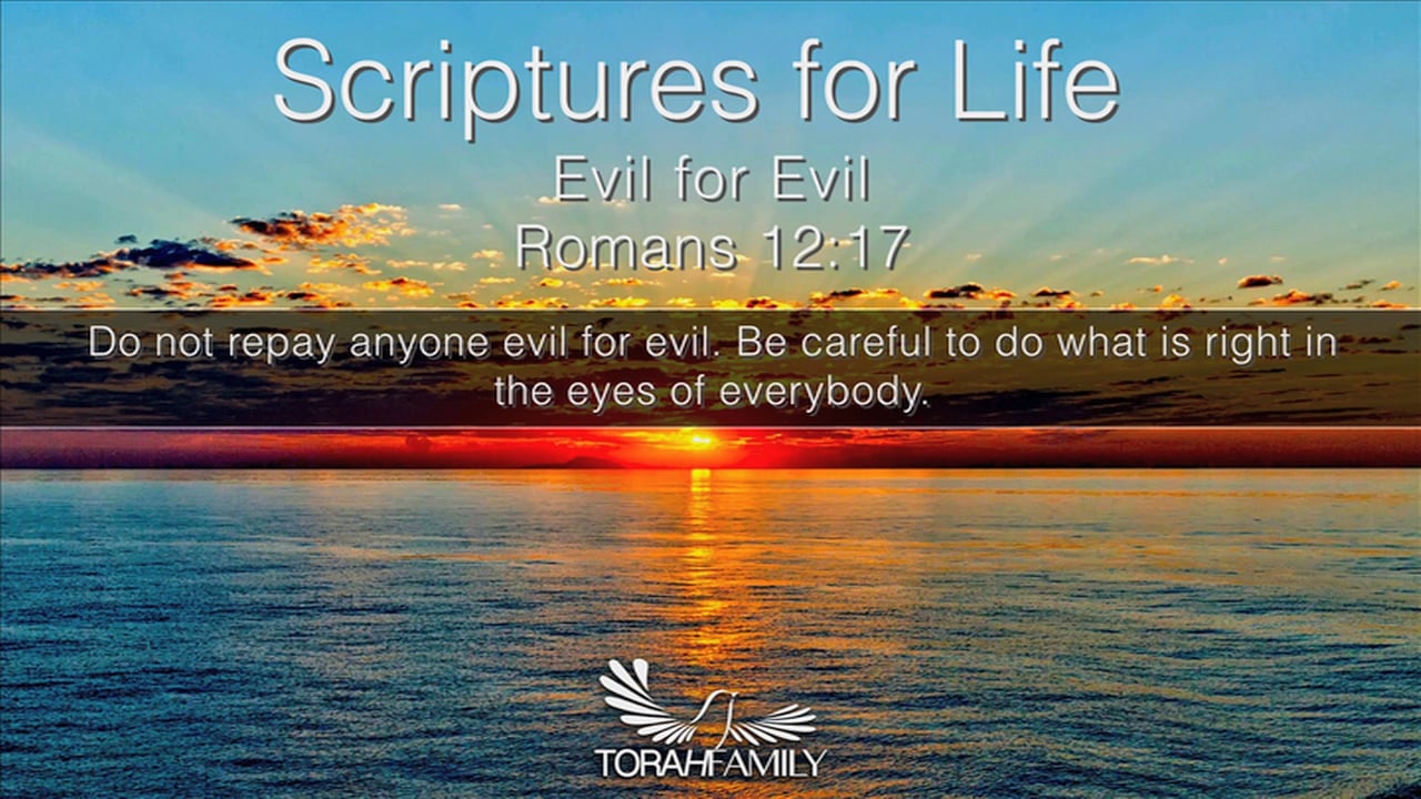 Scriptures for Life | Evil for Evil on Vimeo