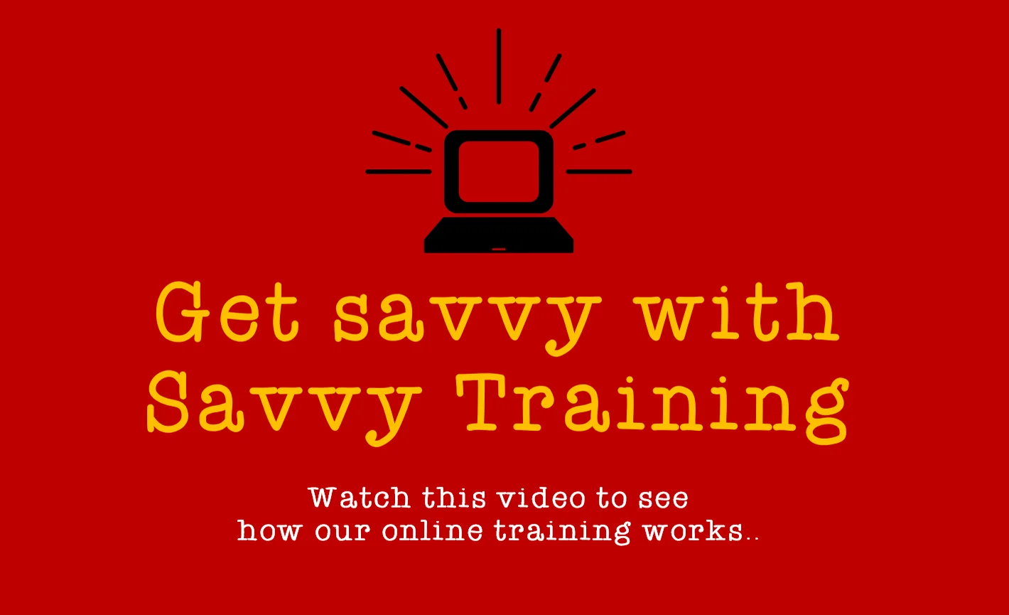 Video Get savvy with Savvy Training on Vimeo