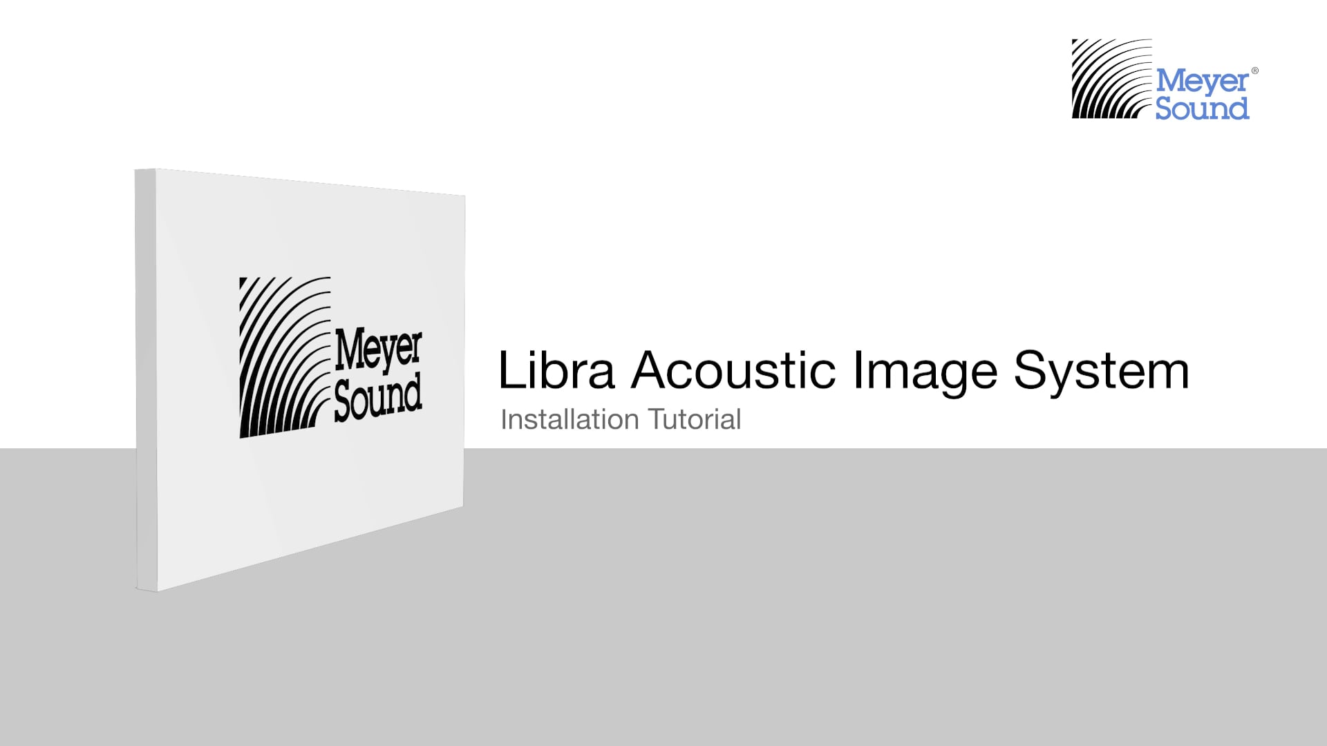 PM: Libra Acoustic Image System – Installation Tutorial on Vimeo