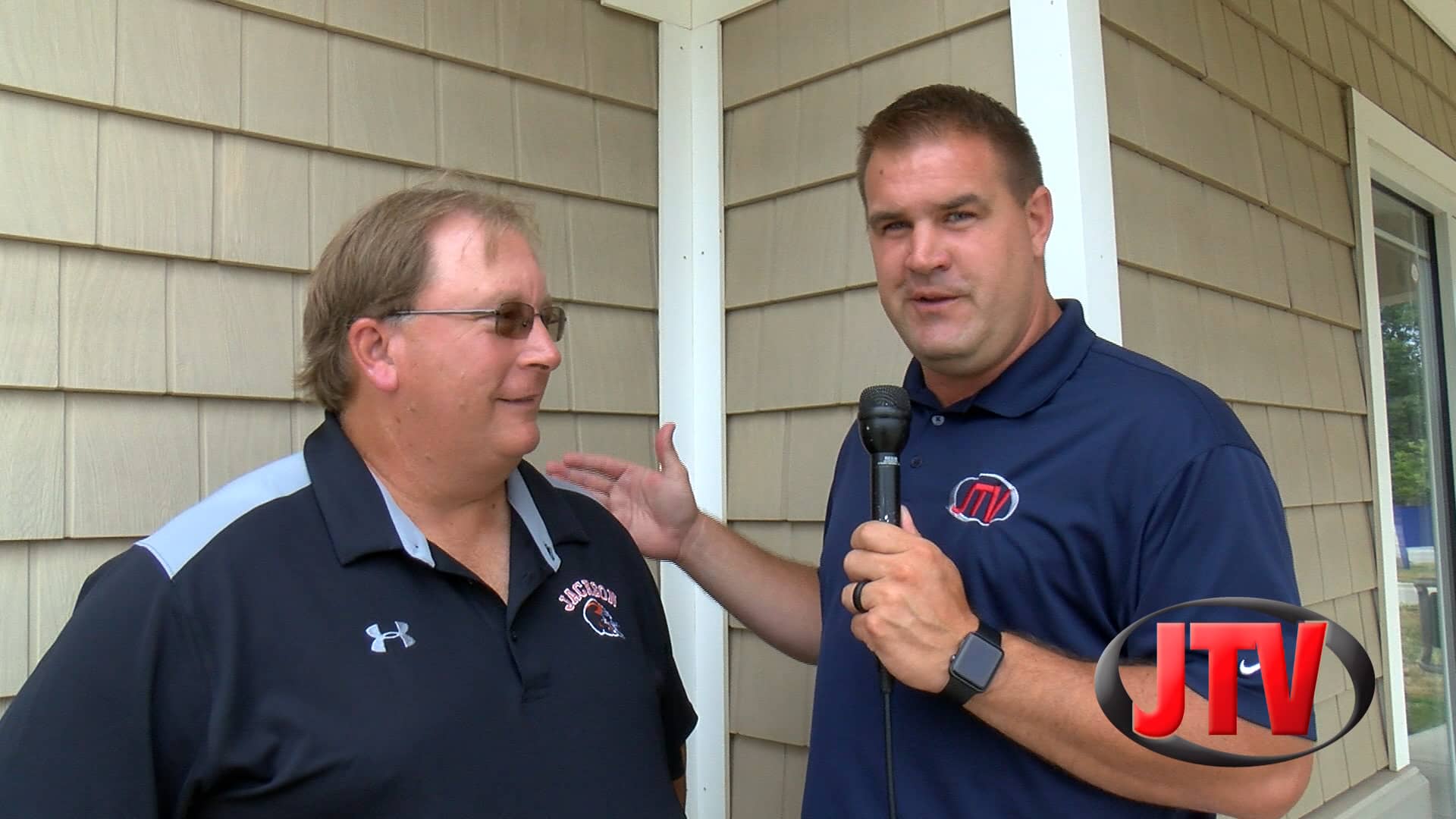 High School Football Media Day: Jackson Coach Scott Farley on Vimeo