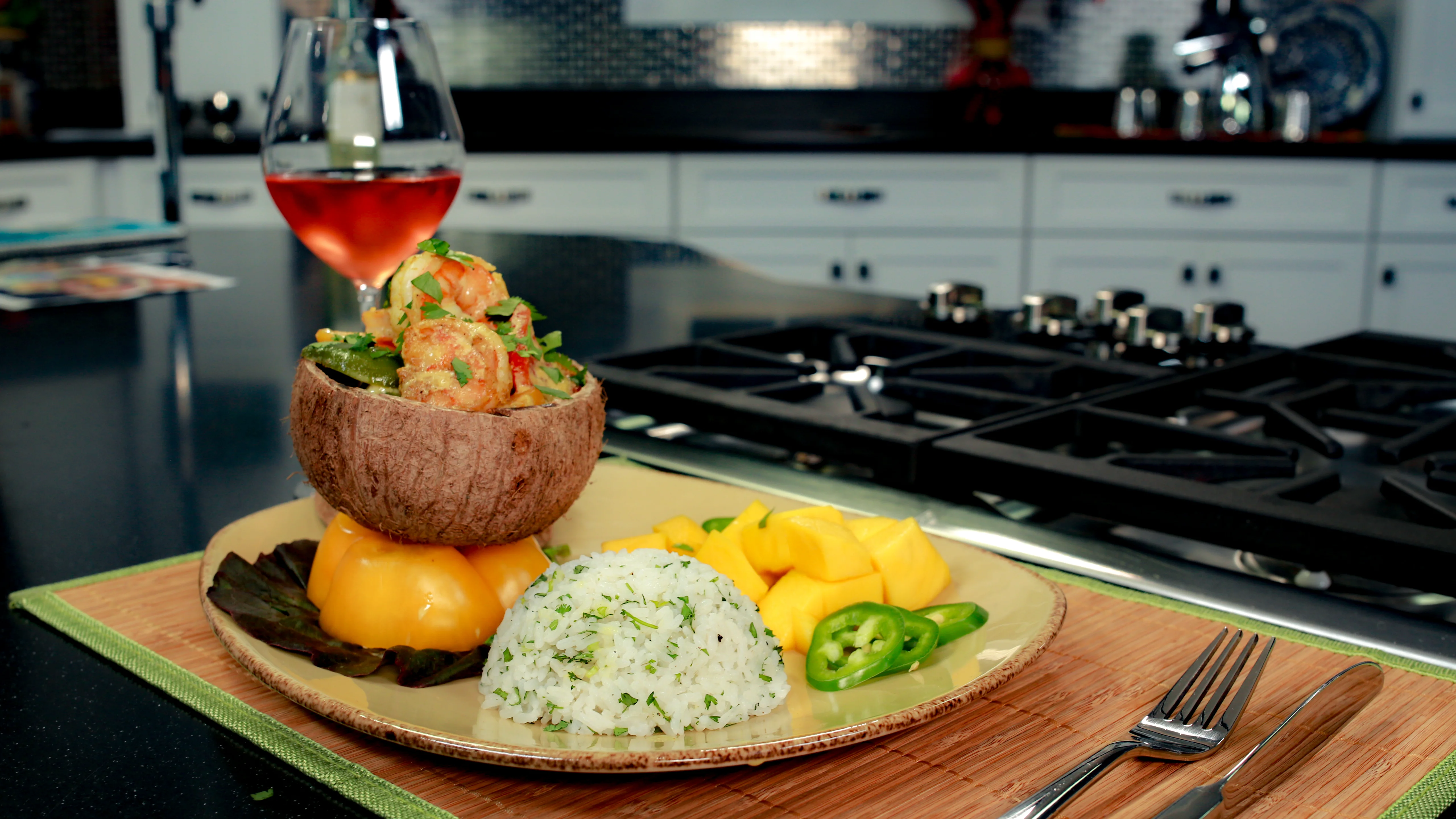 Camarones con coco estilo caribeño. on Vimeo