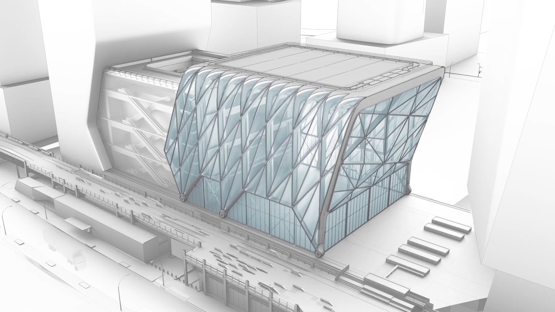 Shed Fly Through Animation