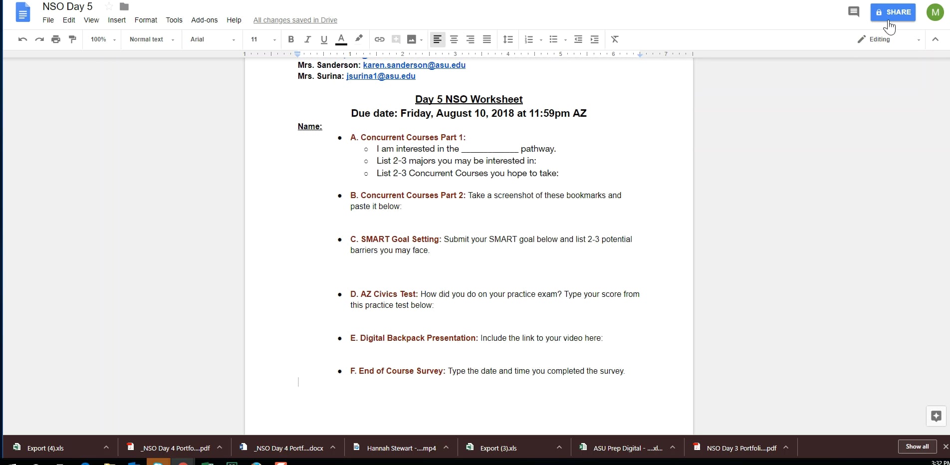 How to edit NSO Day 5 on Vimeo