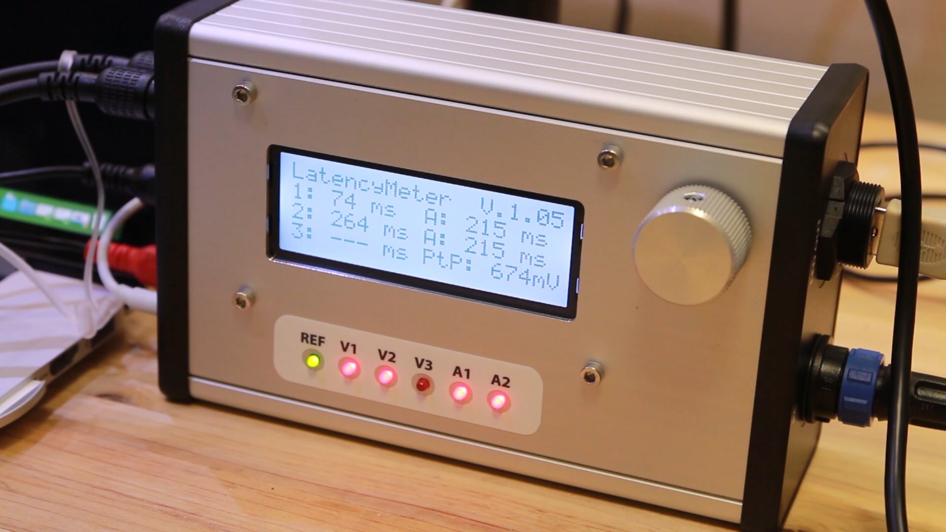 Audio and video latency measurement using LatencyKit on Vimeo