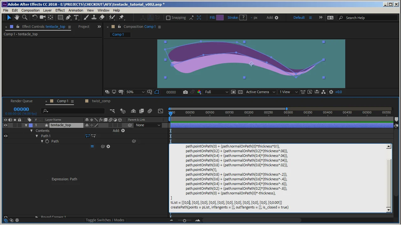 After Effects advanced tentacle tutorial on Vimeo