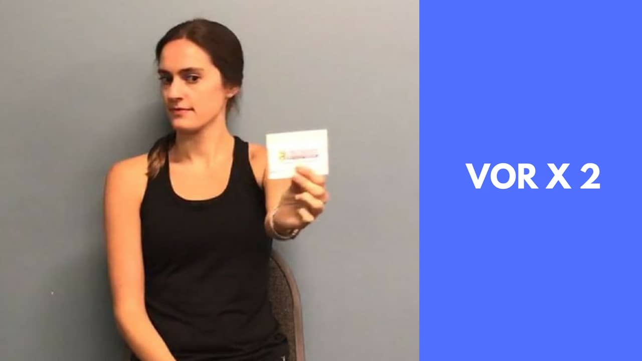 VOR X 2 | Performance Physical Therapy on Vimeo