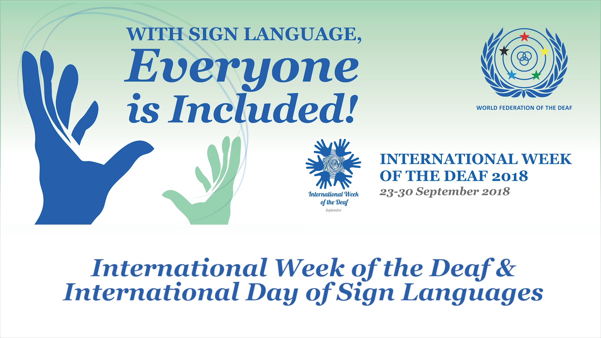 1. International Week of the Deaf and International Day of Sign ...