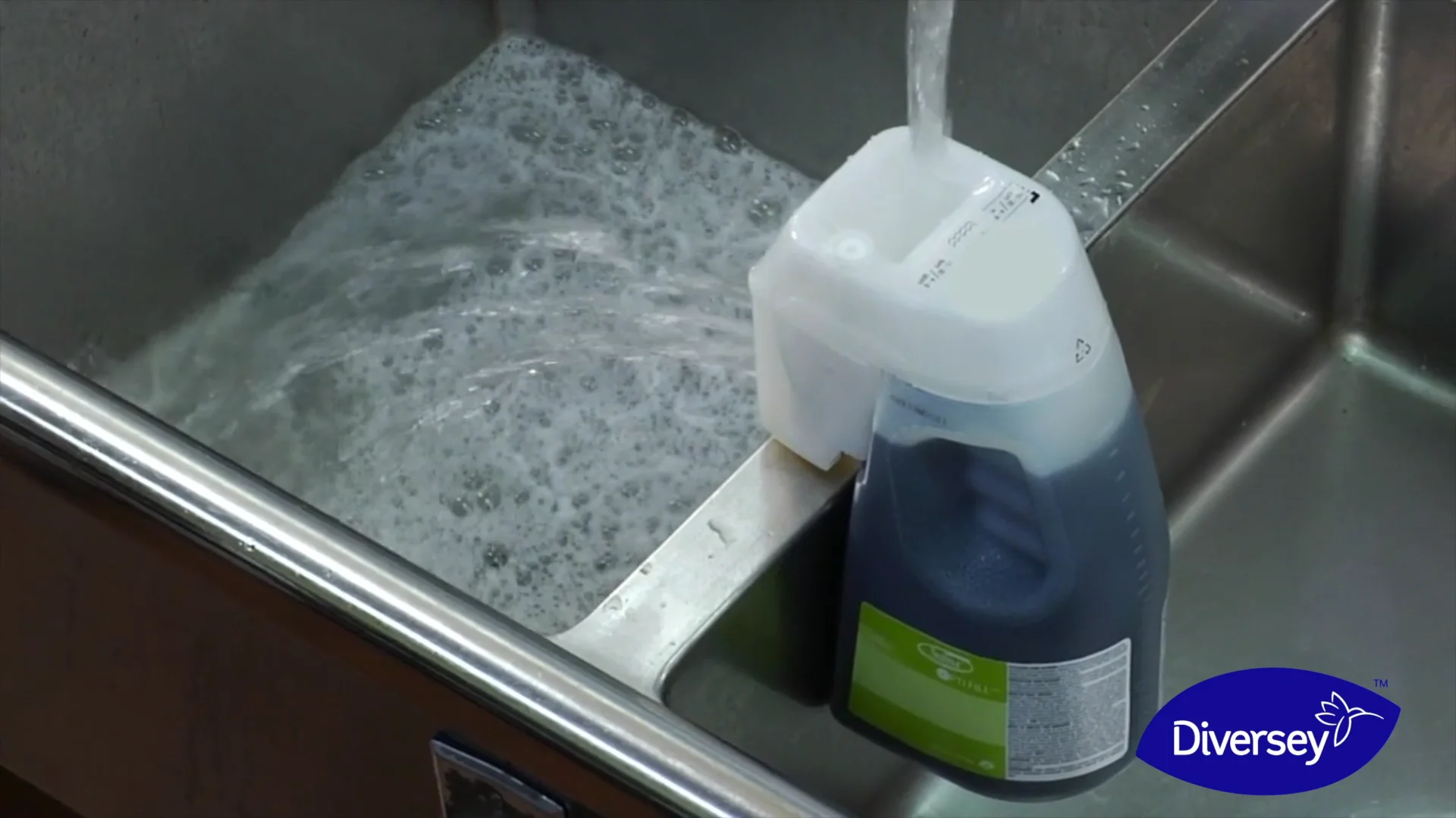 Dispensing - Optifill | 3 Compartment Sink System | Diversey Dispensing ...