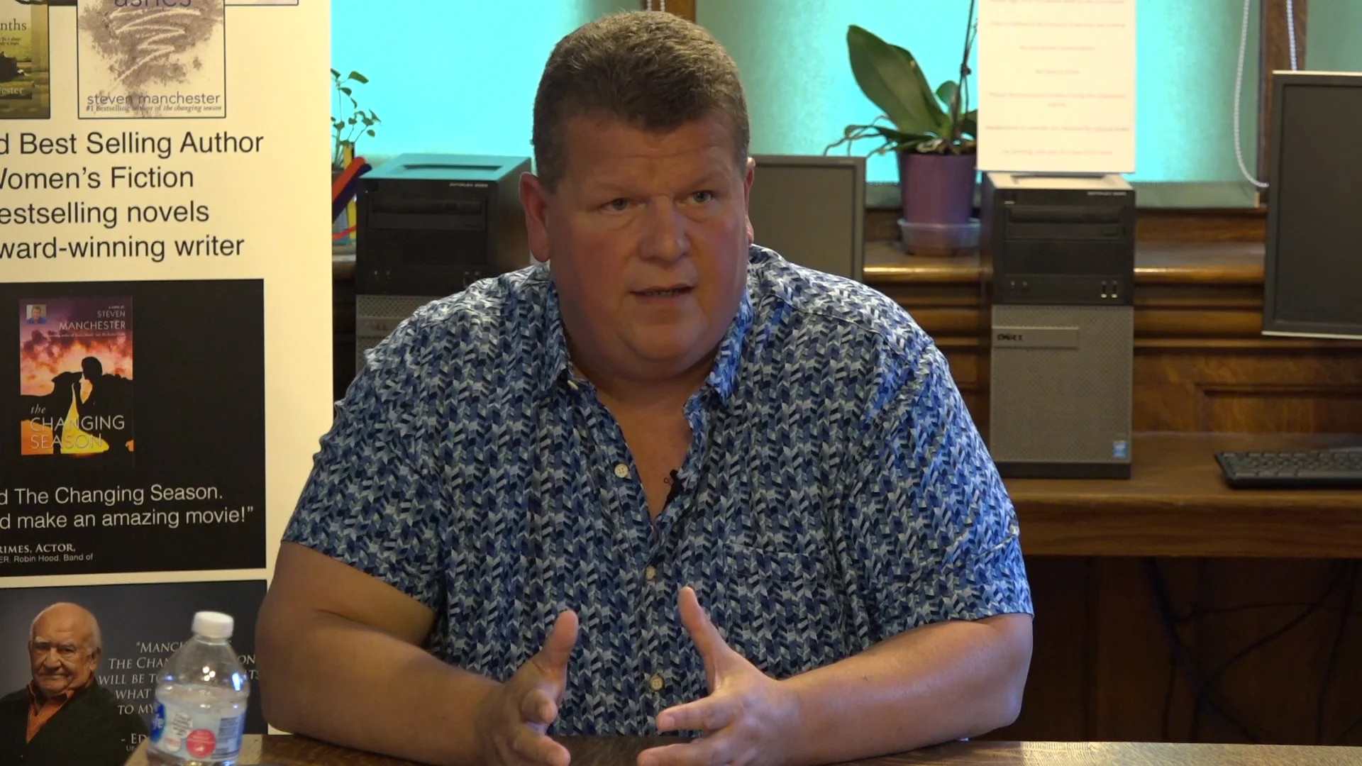 Author Talk with Steven Manchester on Vimeo