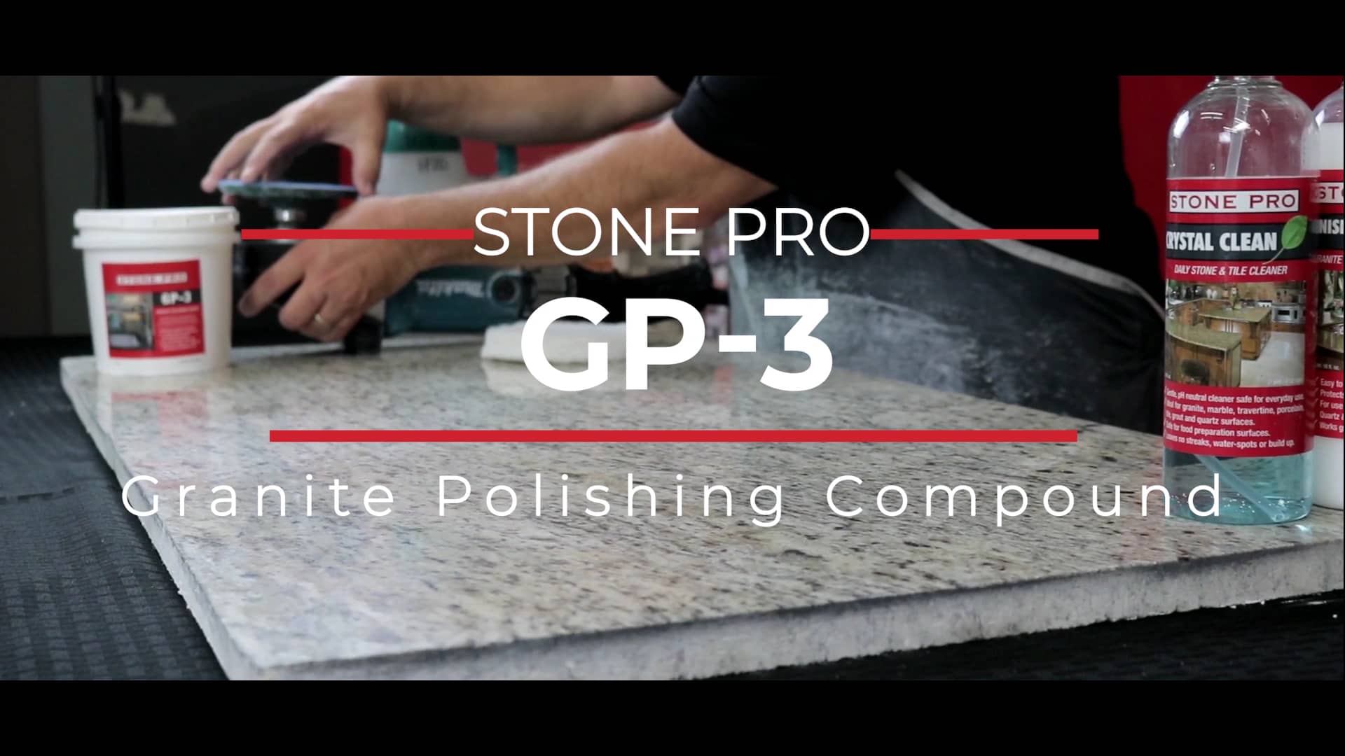StonePro GP3 Granite Polishing Compound on Vimeo