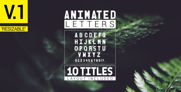 Animated Letters & 10 Titles Layout Motion Graphics on Vimeo