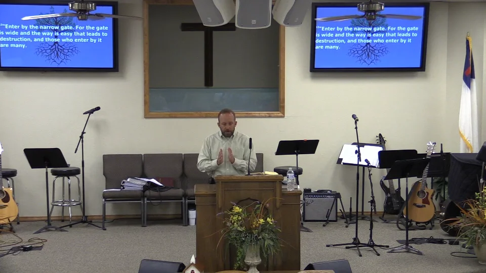 August 12th, 2018-Matthew 7:13-27 Pastor Jason Dirks