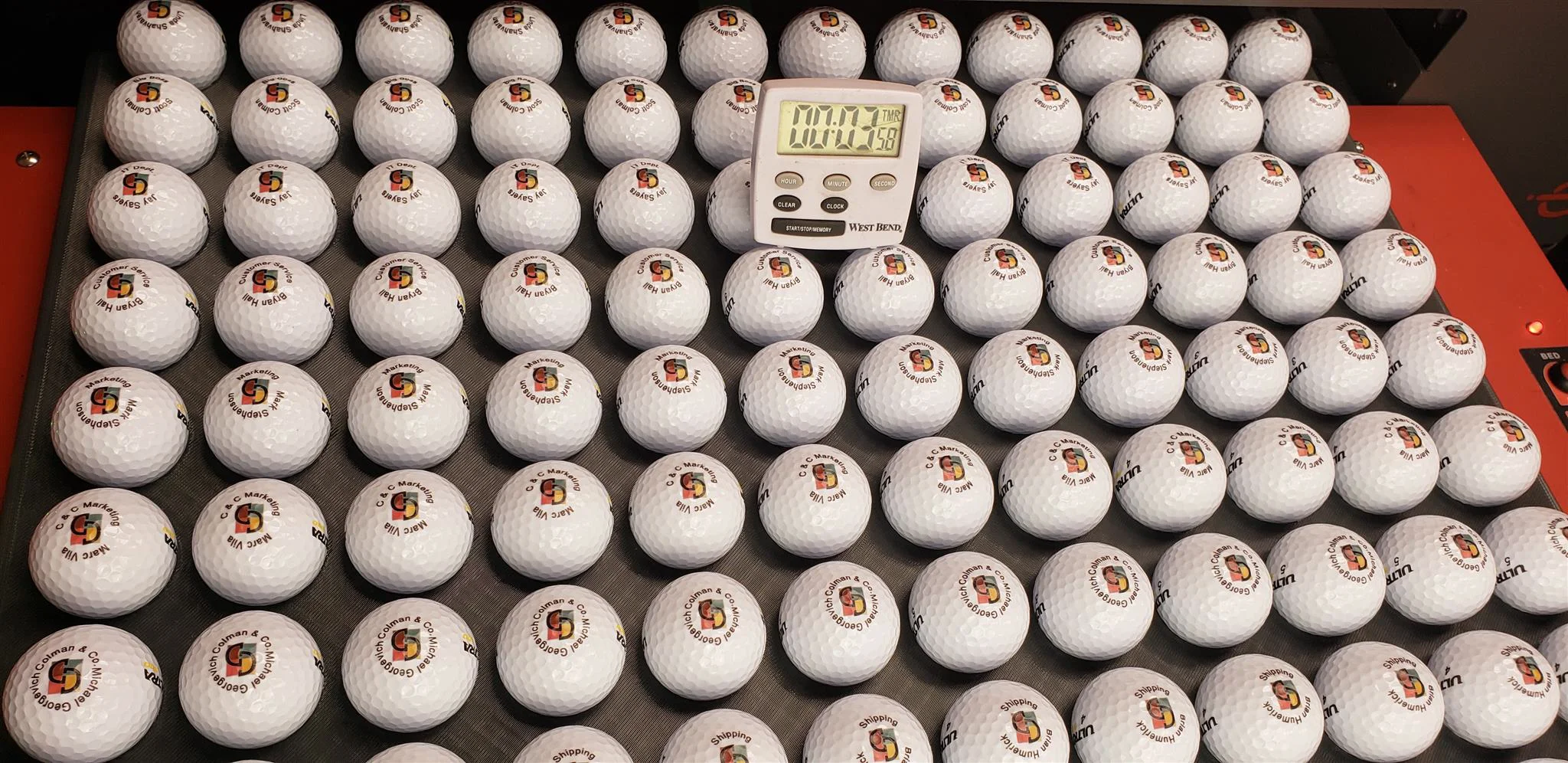 Custom Golf Ball Printing Machine | Compress UV Printer on Vimeo