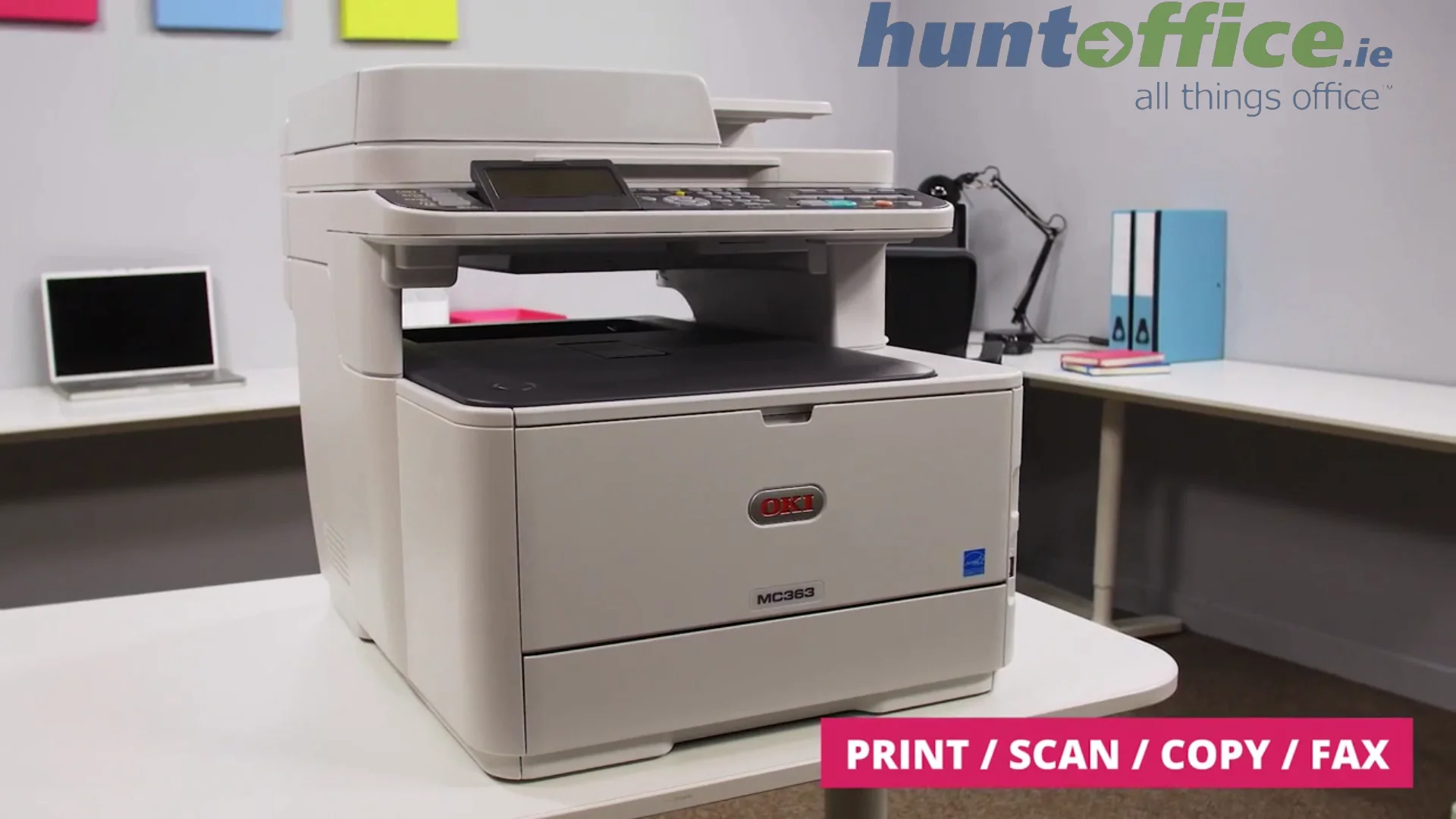 OKI MC363dn Colour Multifunction Printer A4 from Huntoffice.ie on Vimeo