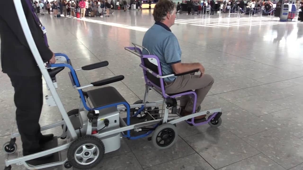 e-Mobby with electric device to connect Mobby wheelchairs on Vimeo