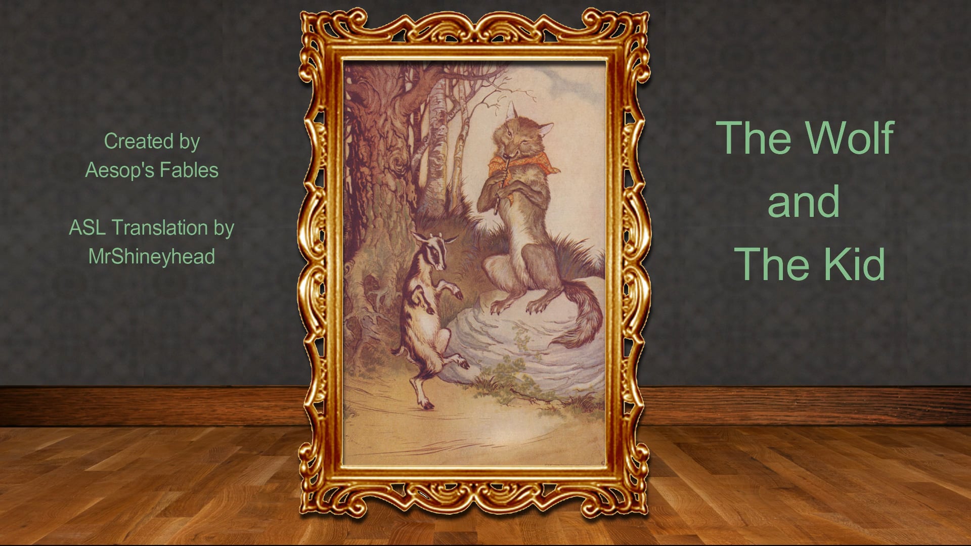 Children's Story Books - The Wolf and the Kid on Vimeo