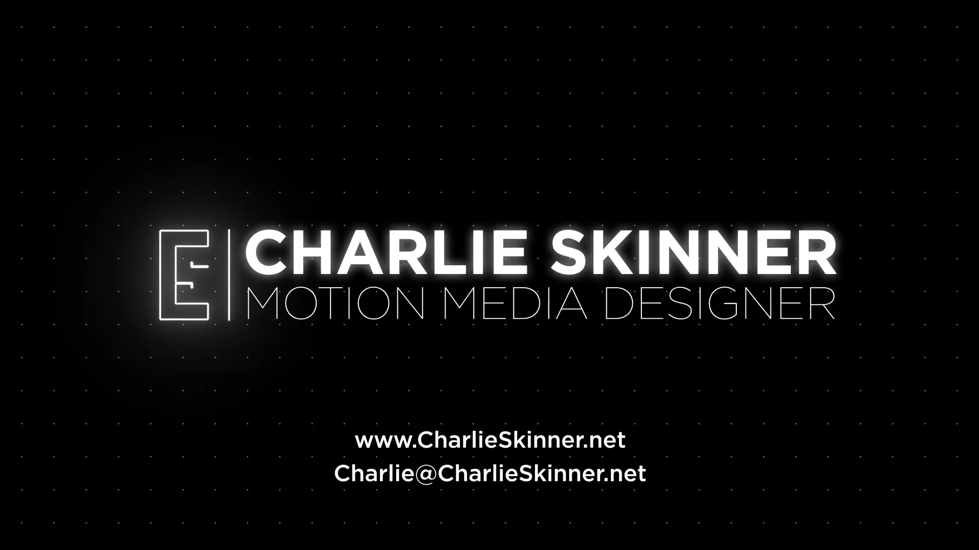 Charlie Skinner - Motion Media Reel - 2018 on Vimeo