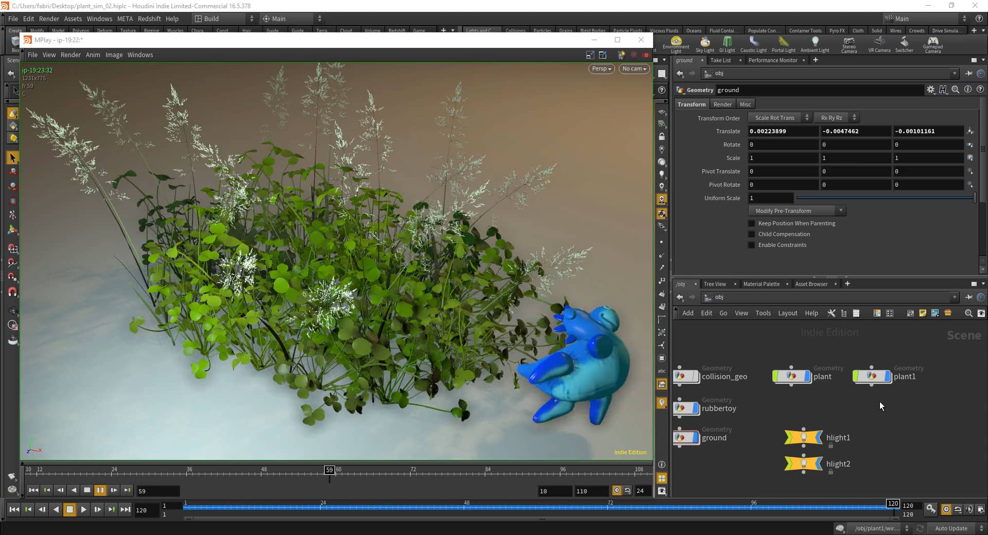 Houdini - Plant simulation - Part 2 on Vimeo