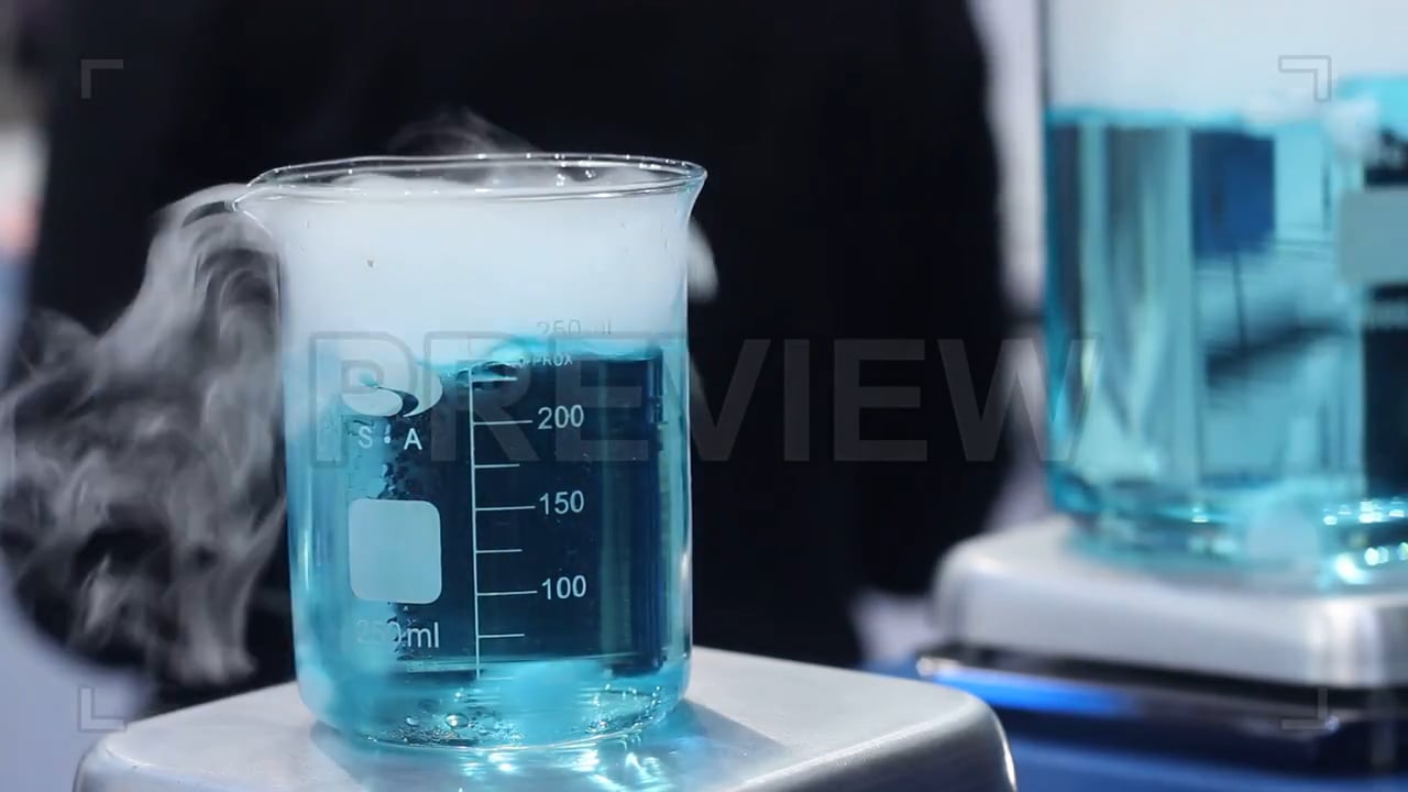Test Samples Boiling In Laboratory Stock Video on Vimeo