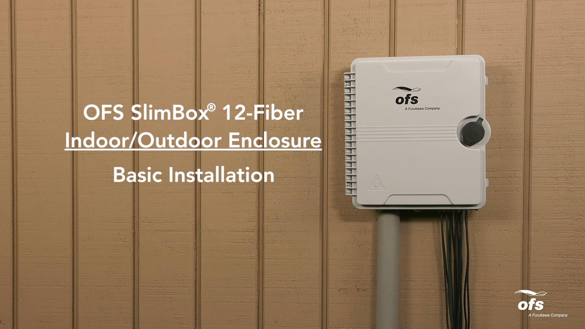 SlimBox® 12-Fiber Enclosure Basic Installation on Vimeo