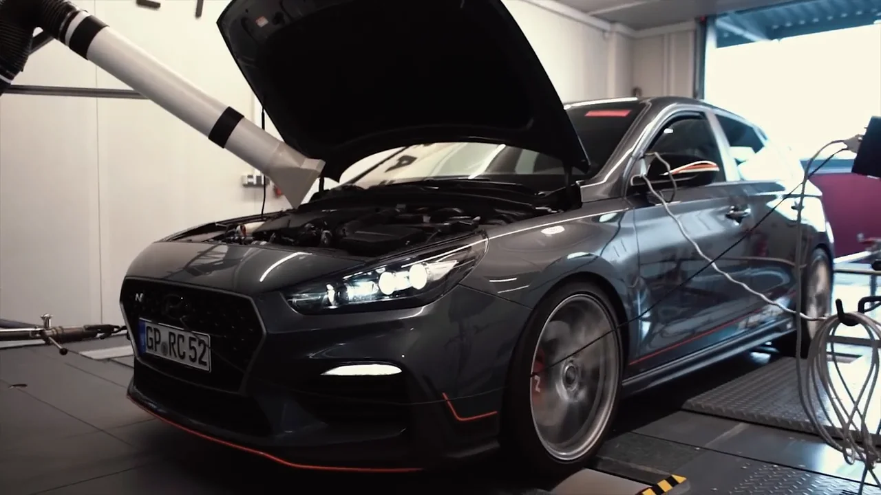 Hyundai i30 N Performance tuning to 320 HP- Dyno, downpipe and sound on ...