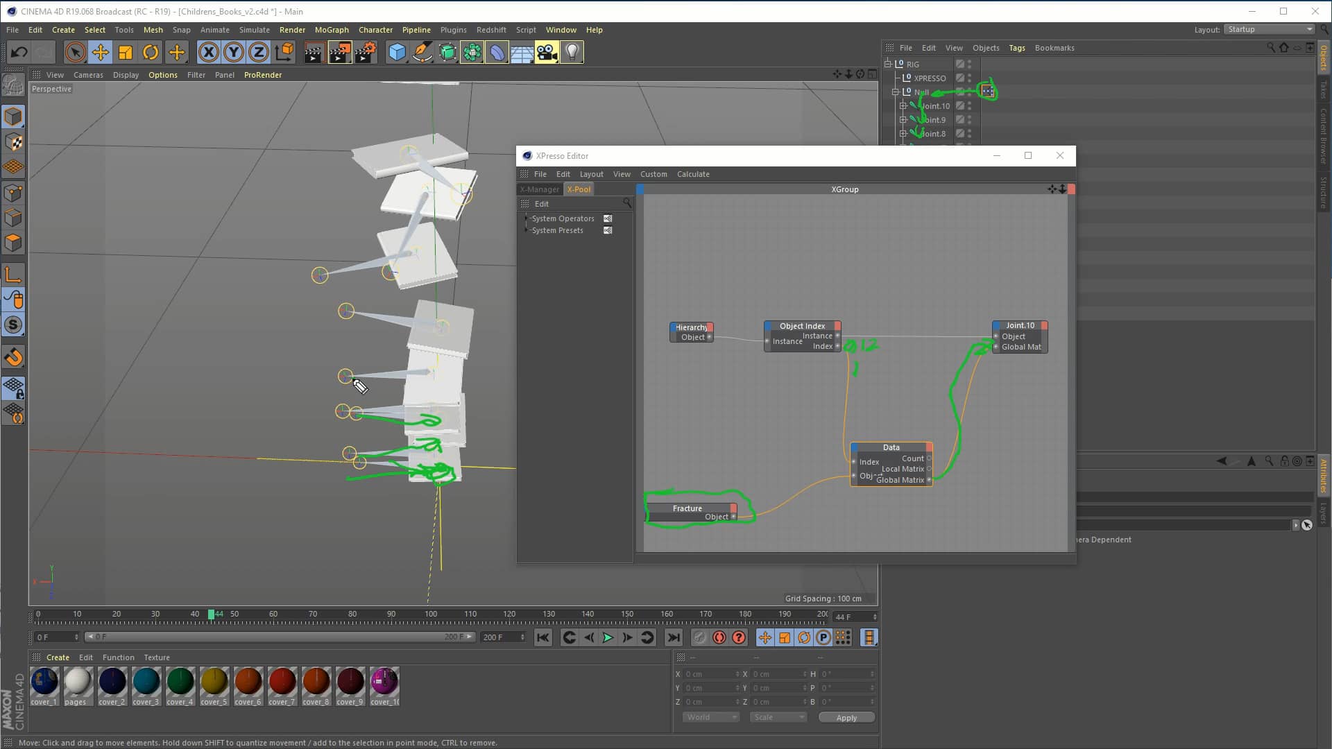 Cinema 4D workflow technique \\ Mograph to Unity/Unreal/AR/VR/Mixed ...