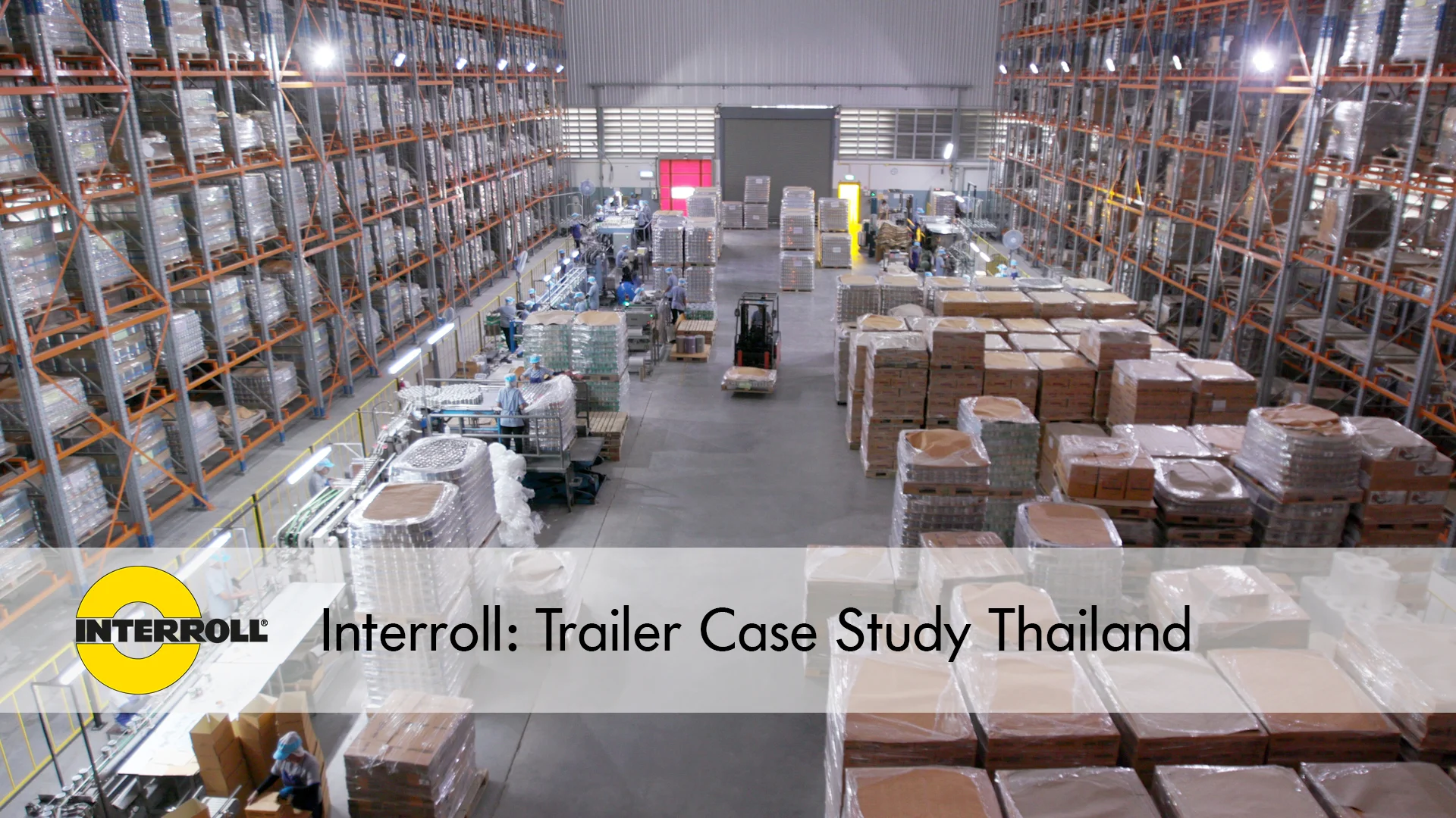 Teaser/Trailer Case Study: Interroll Pallet Flow and automated Stacker Crane (Thailand) on Vimeo