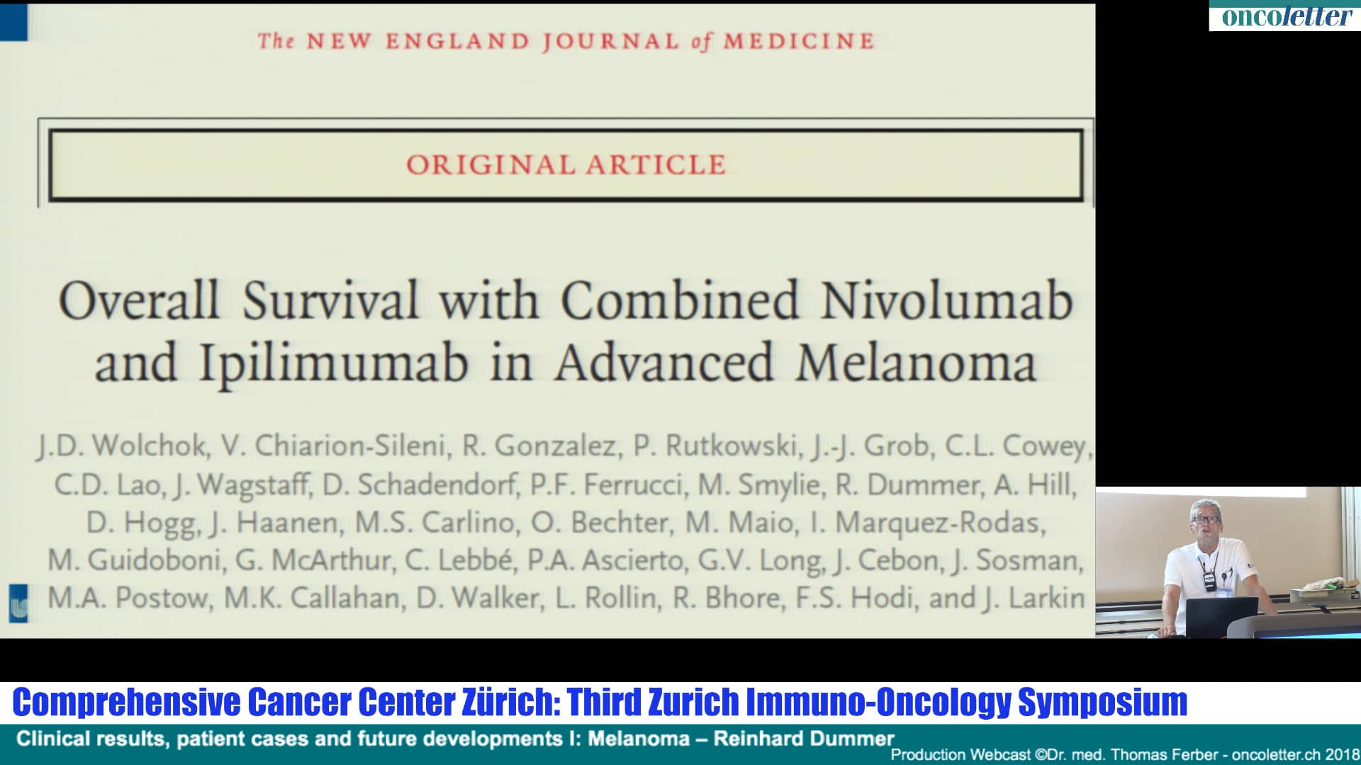 Clinical results, patient cases and future developments I: Melanoma ...