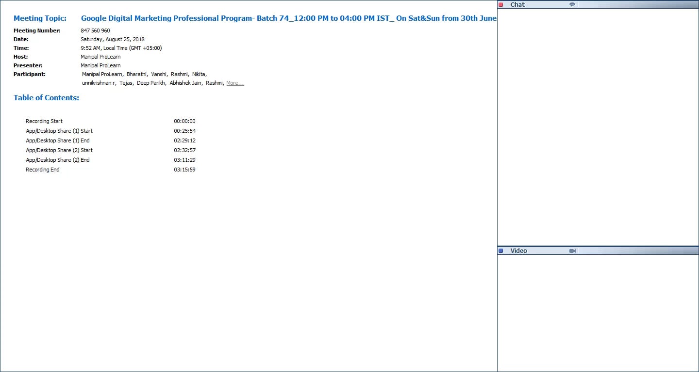 Google Digital Marketing Professional Program- Batch 74_1200 PM to 0400 ...