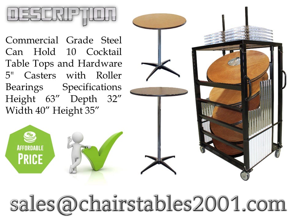 Cocktail Table Cart by Folding Tables and Chairs on Vimeo