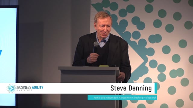 Steve Denning | Speaker Agency, Speaking Fee, Videos | SPEAKING.com ...