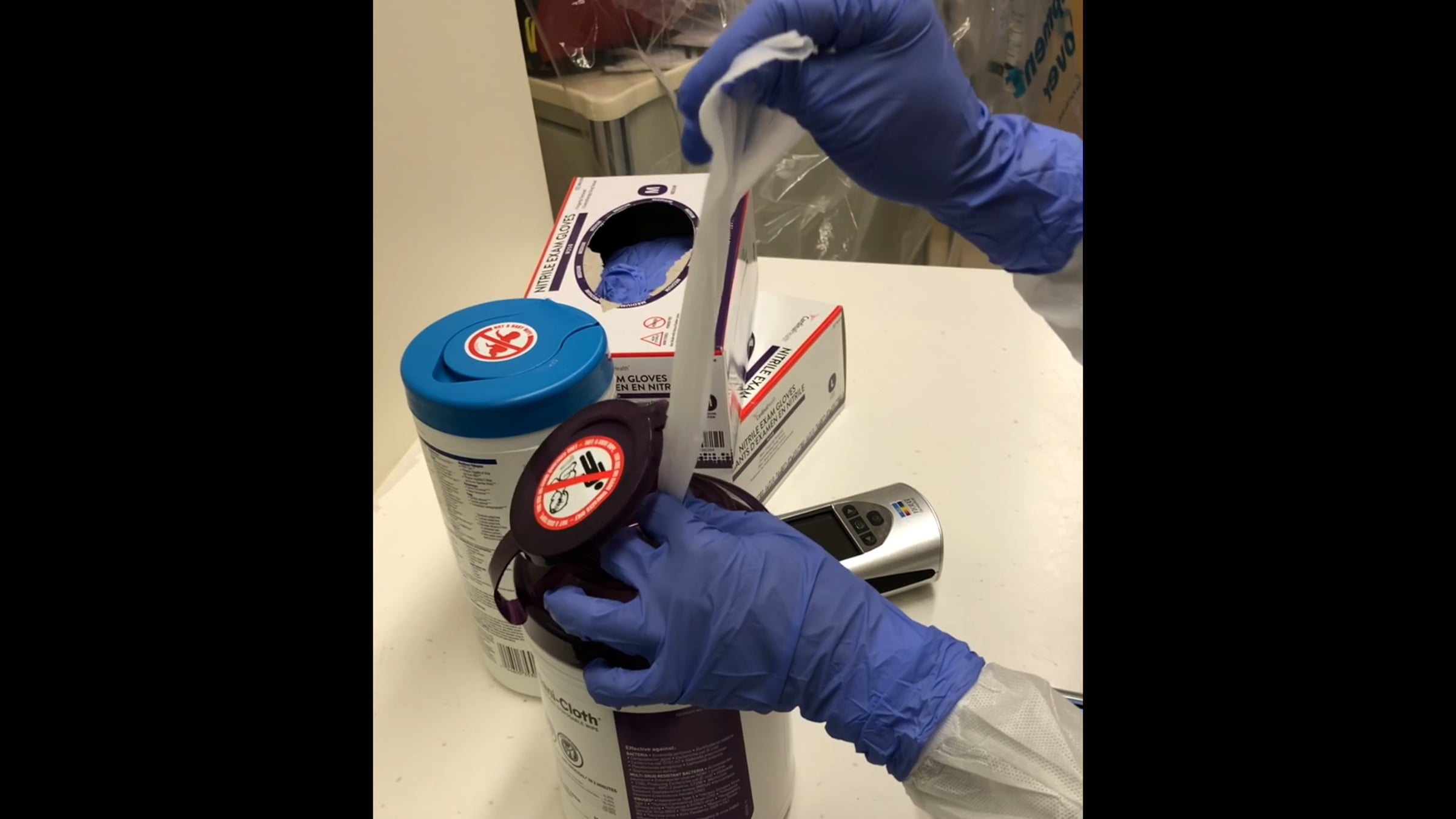 Cleaning and Disinfecting the Nova Meter